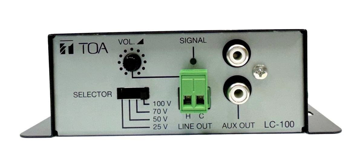 Bộ chuyển đổi âm thanh 100V line: TOA LC-100-AS | Sản phẩm chính hãng